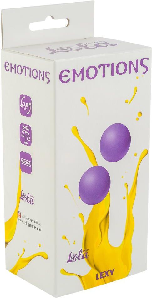 Lola Toys Vaginal Balls Without A Loop Emotions Lexy Medium Purple - Ceneo.pl