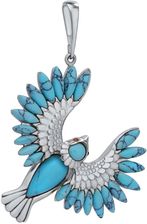 Amber Art Gutowski Srebrny wisior jaskolka z turkusem (1010827) - Ceny ...