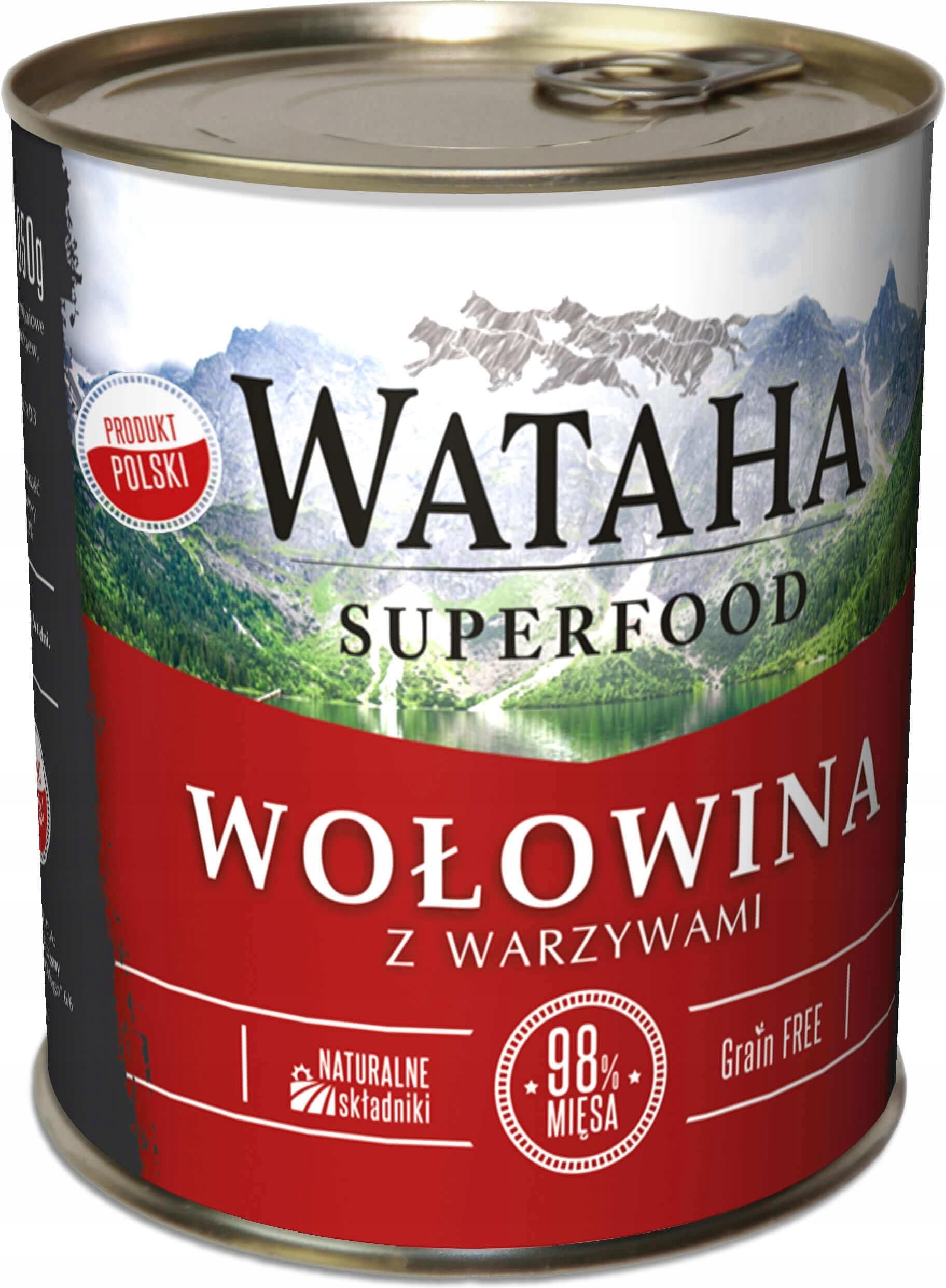 Karma Wataha Bezzbożowa 98% Wołowina + Warzywa 850G - Ceny i opinie ...