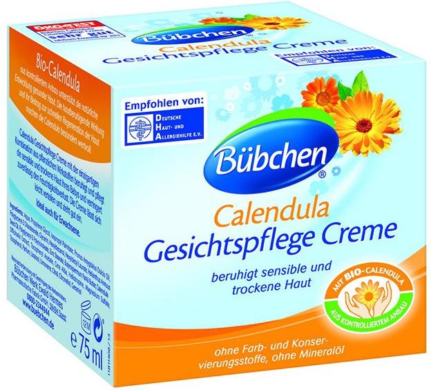 Bubchen Calendula Bio Krem Do Pielęgnacji Twarzy Niemowląt 75ml - Ceny i opinie - Ceneo.pl