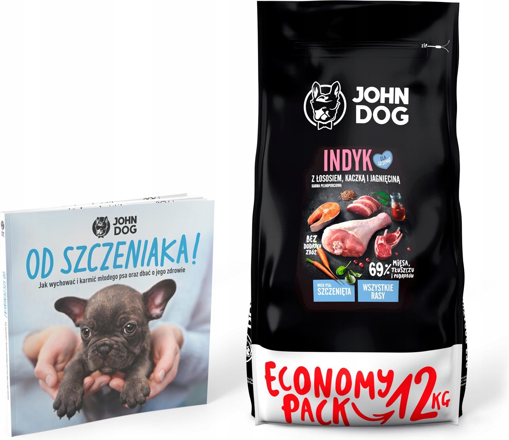 Karma John Dog Szczeniak Indyk Łosoś 12Kg - Ceny i opinie - Ceneo.pl