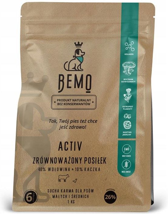 Karma Bemo Activ Małe I Średnie Psy 1Kg - Ceny i opinie - Ceneo.pl