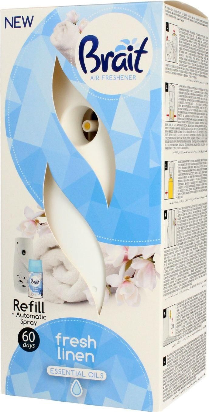 Brait Air Freshener Odświeżacz Automatyczny Urządzenie + Zapas Fresh ...
