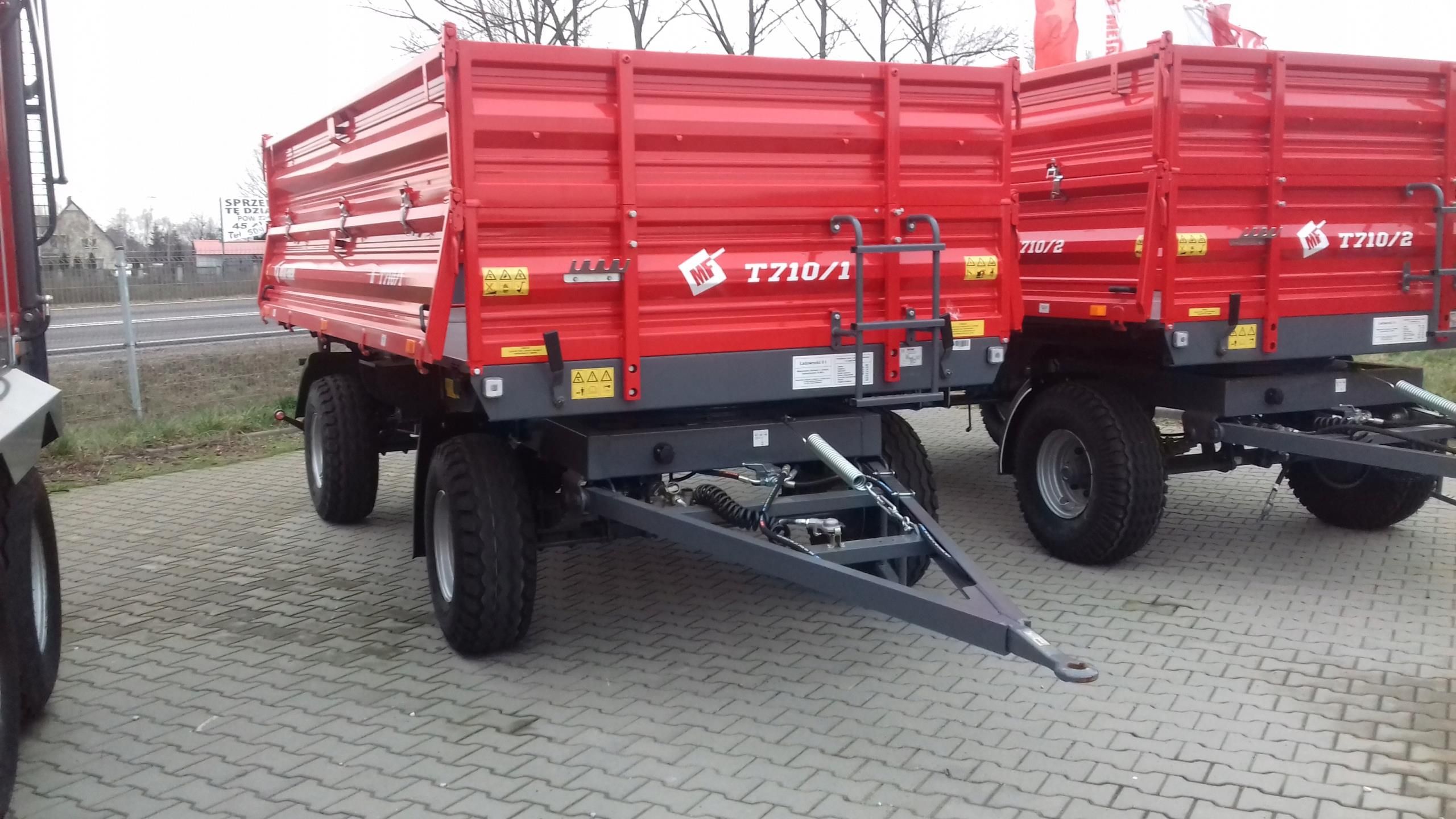 PRZYCZEPA ROLNICZA FIRMY METAL-FACH T710/1 6 TON - Opinie i ceny na Ceneo.pl