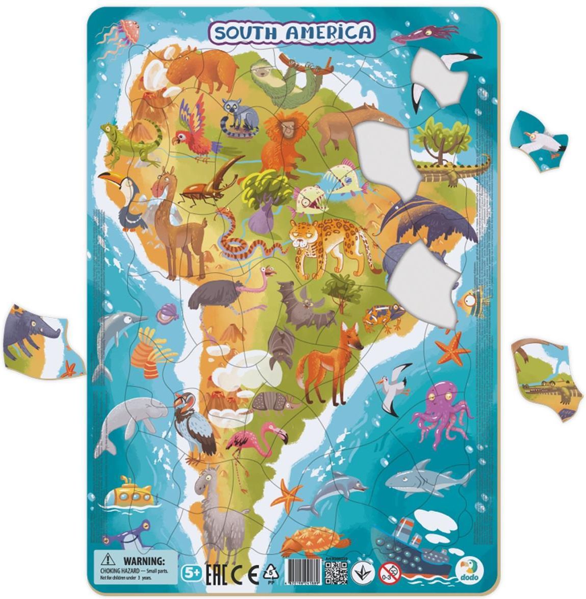 Dodo Puzzle 53El. Ramkowe Ameryka Południowa Dopr300178 - Ceny i opinie ...