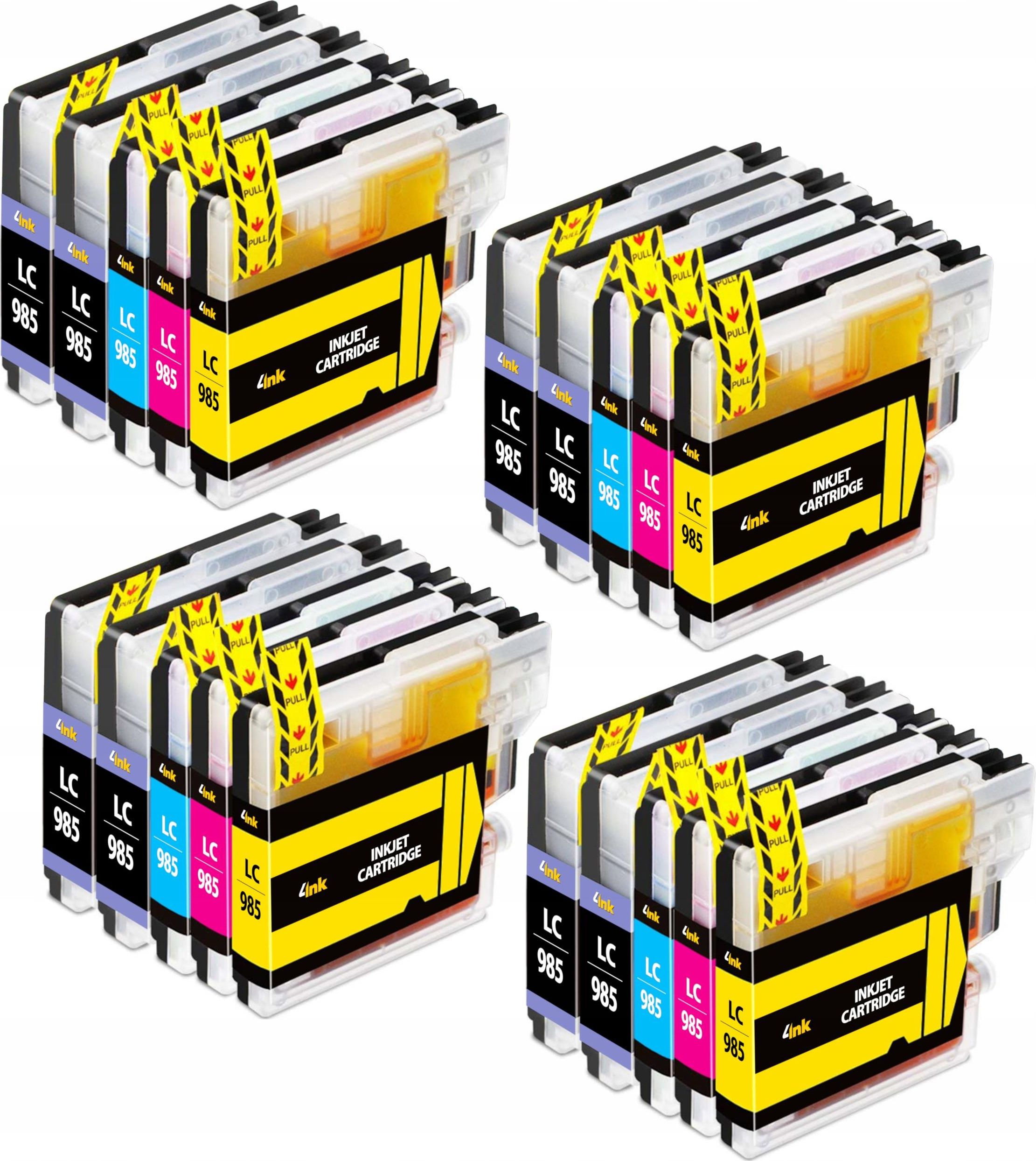 Tusz 4INK 20X TUSZ DO BROTHER DCP-J125 DCP-J315W DCP-J515W do drukarki ...