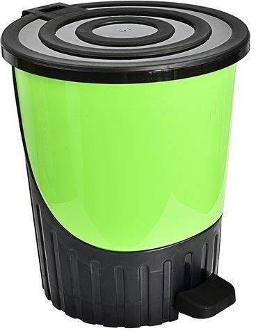 Dunya Kosz Do Segregacji Śmieci Okrągły Rainbow Z Pedałem 26L Zielono ...