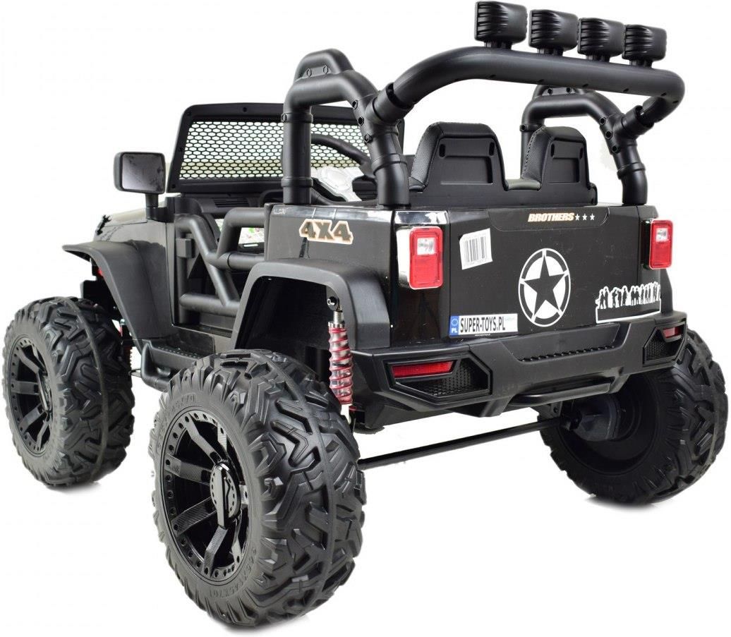 SUPER-TOYS JEEP NA AKUMULATOR BROTHERS , WSPOMAGANIE KIEROWNICY ...