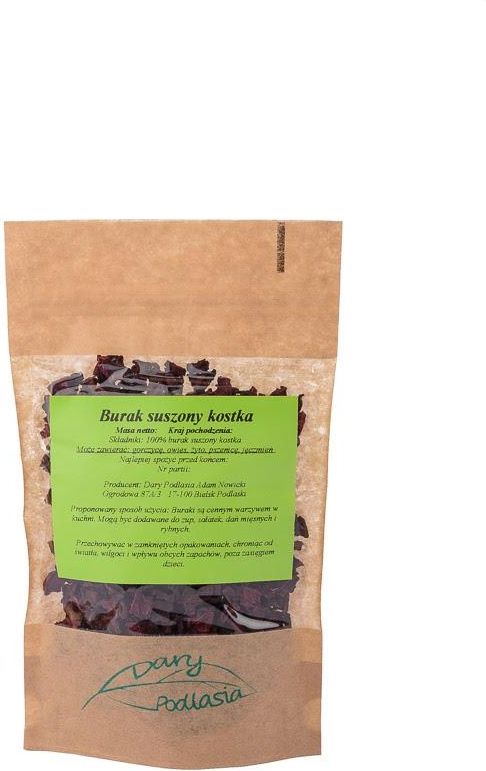 Dary Podlasia - Burak suszony kostka - 500g - Ceny i opinie - Ceneo.pl