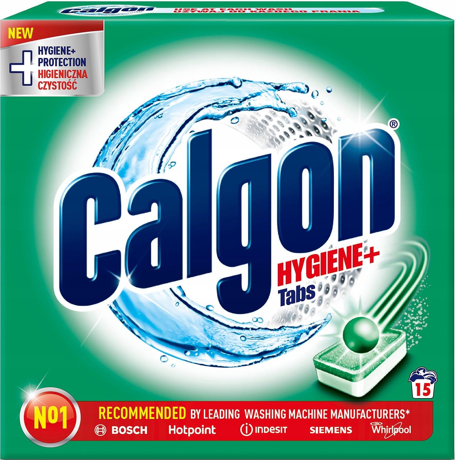 Calgon Hygiene Plus Tabletki Odkamieniacz Pralki 15szt. - Opinie i ...