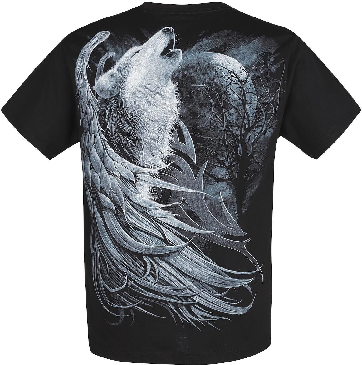Spiral Wolf Spirit T Shirt czarny - Ceny i opinie - Ceneo.pl
