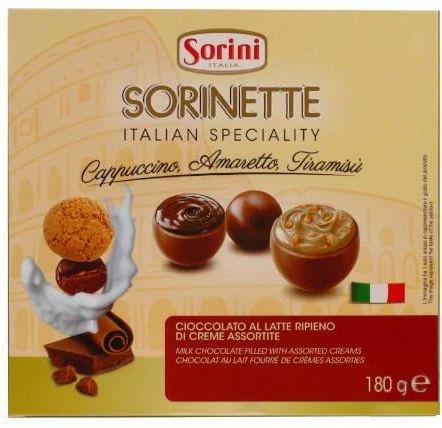 Sorini Sorinette Italian Speciality Włoskie Praliny 180G - Ceny i ...