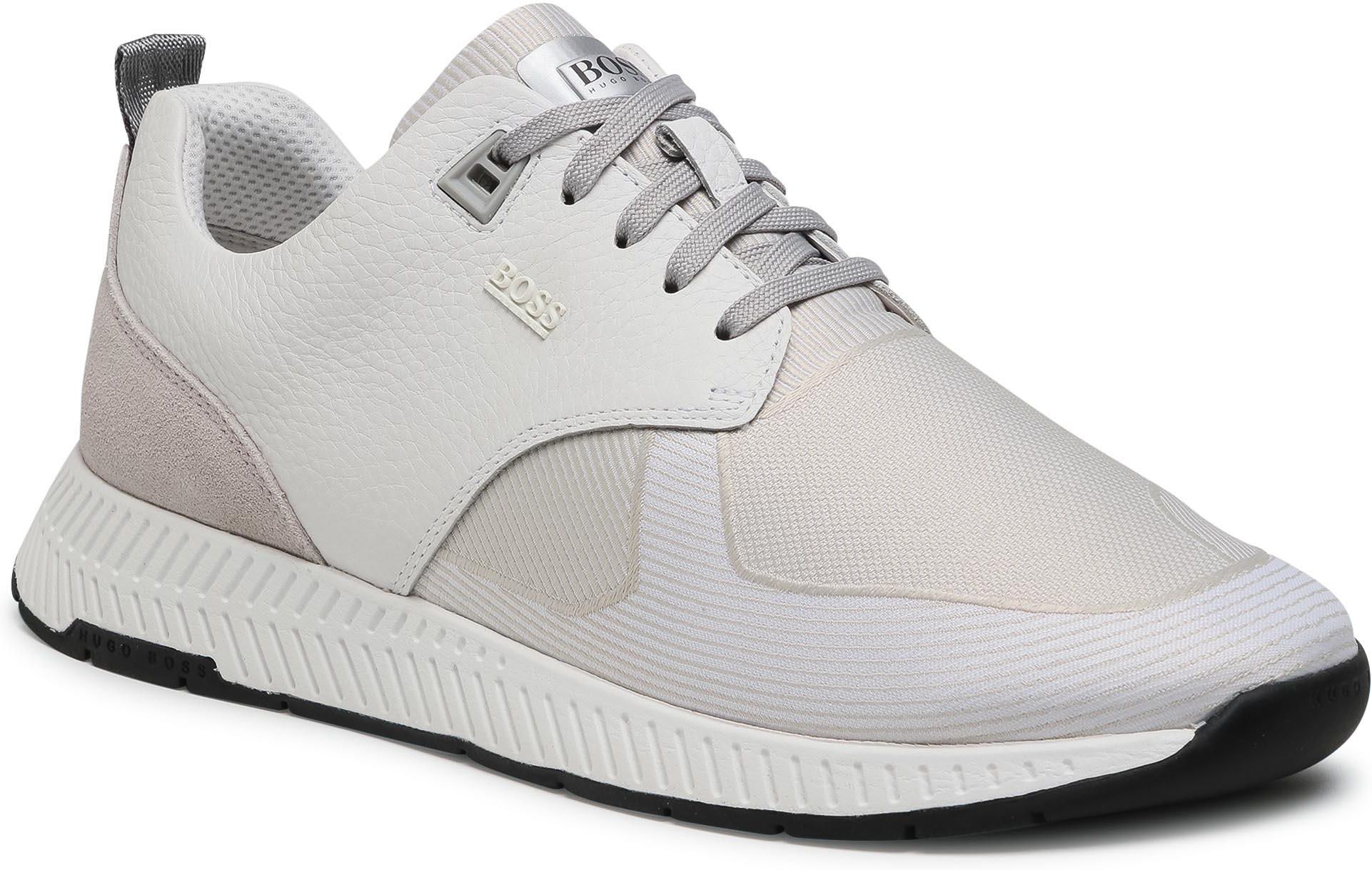 Sneakersy BOSS Titanium Runn 50446667 10232903 01 Open White 120 - Ceny ...