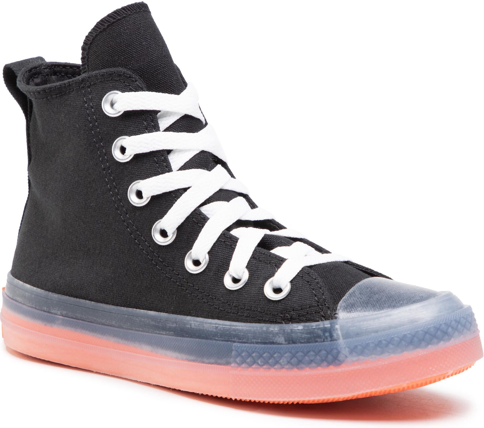 Converse Trampki - Ctas Cx Hi 167809C Black/Clear/Wild Mango - Ceny i ...