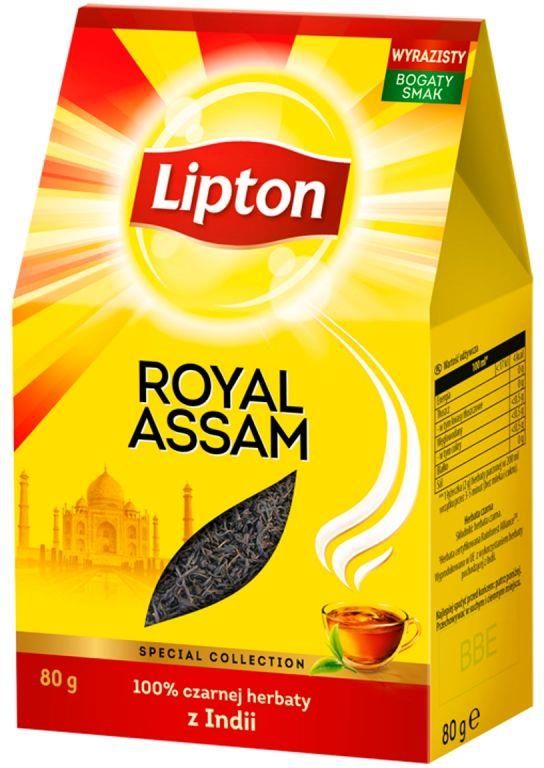 Herbata Lipton Royal Assam Herbata czarna 80g - Ceny i opinie - Ceneo.pl
