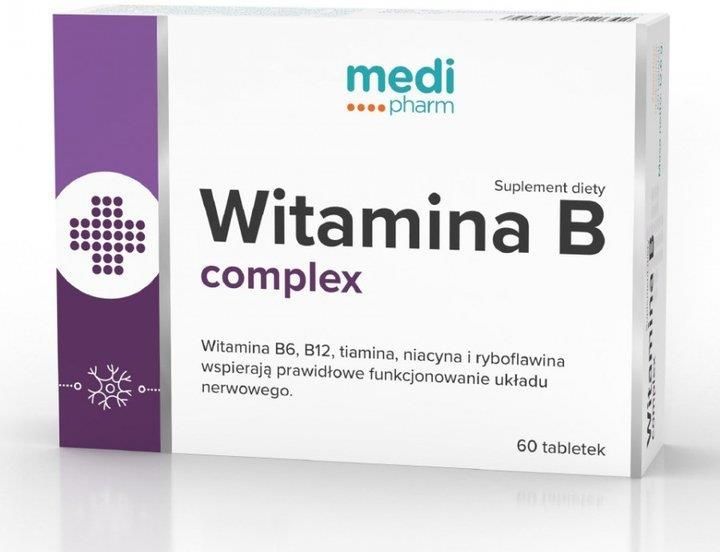 Medi Pharm witamina B complex 60 tabl - Opinie i ceny na Ceneo.pl