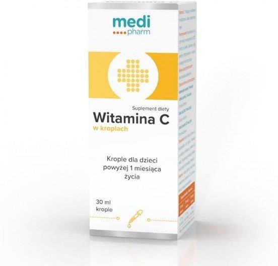 Medi Pharm witamina C w kroplach 30 ml - Opinie i ceny na Ceneo.pl