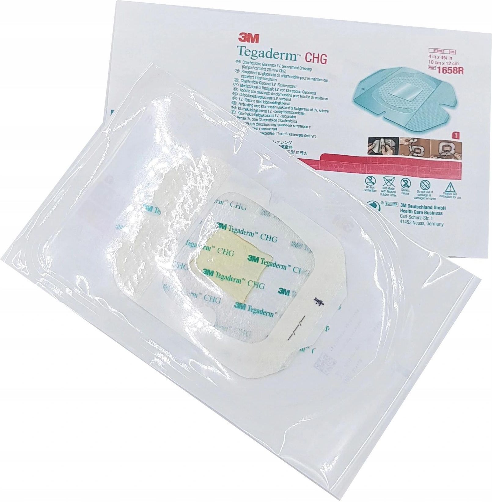 3M TEGADERM CHG 1658R ROZMIAR 10CM X 12CM - Opinie i ceny na Ceneo.pl