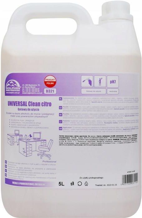 Dolphin Universal Clean Citro 5l Do mycia mebli - Opinie i atrakcyjne ...