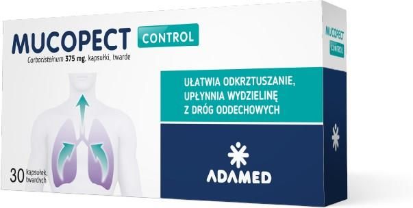 Mucopect Control 375 mg x 30 kaps - Opinie i ceny na Ceneo.pl