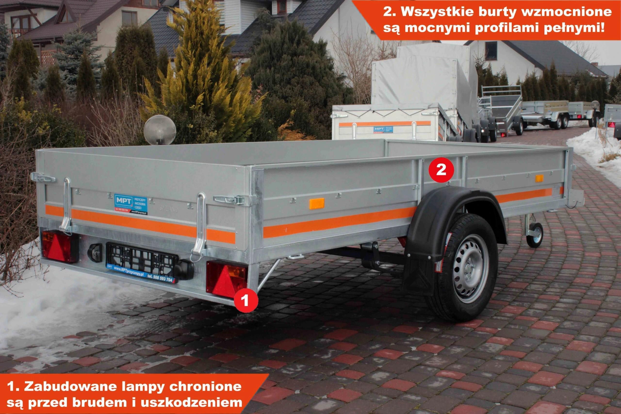 Przyczepki Syland NP1 302x150x35 cm Resory ŻUK - Opinie i ceny na Ceneo.pl