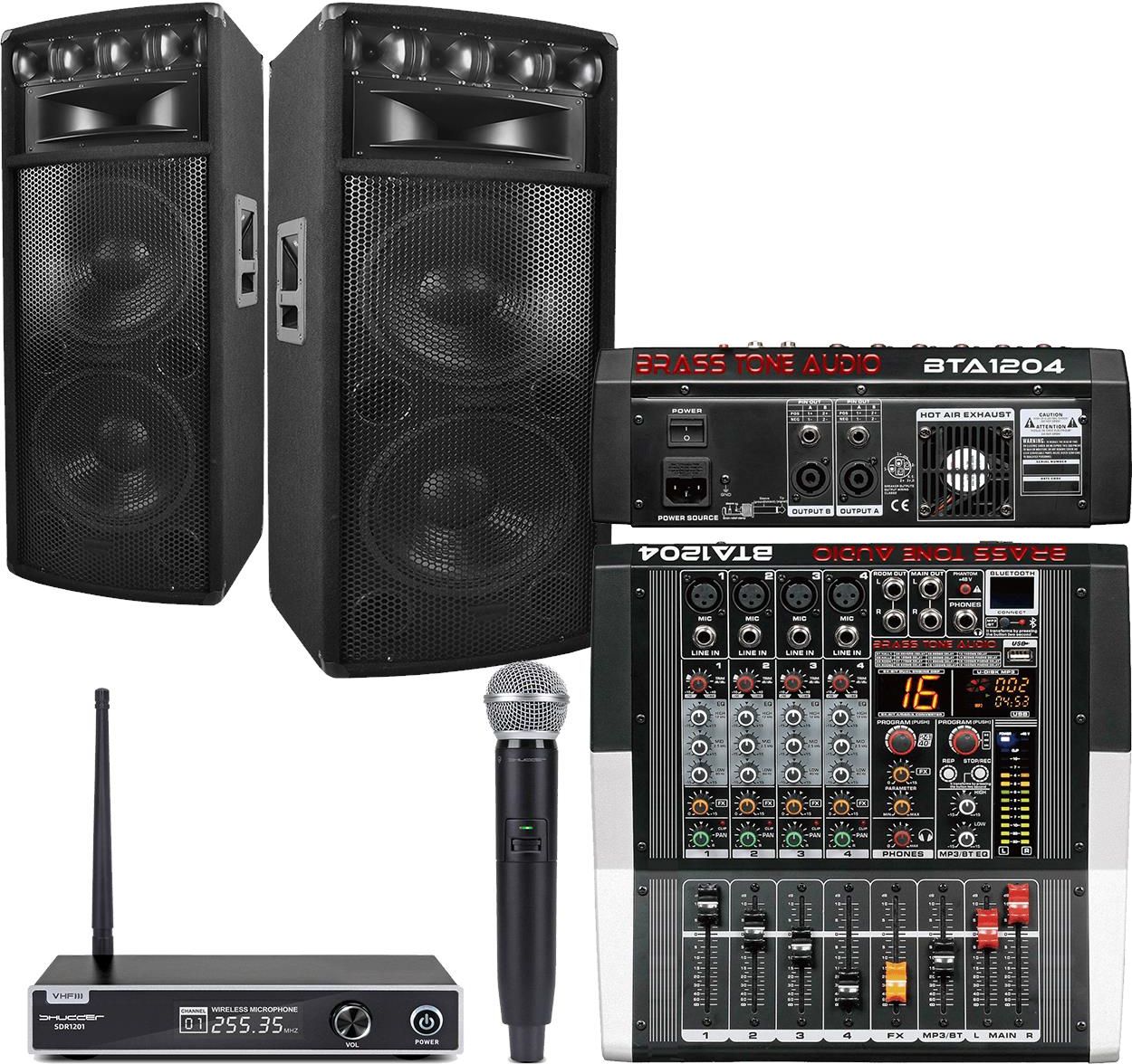 Brass Tone Audio Zestaw nagłośnieniowy AFP3.31c - Ceny i opinie - Ceneo.pl