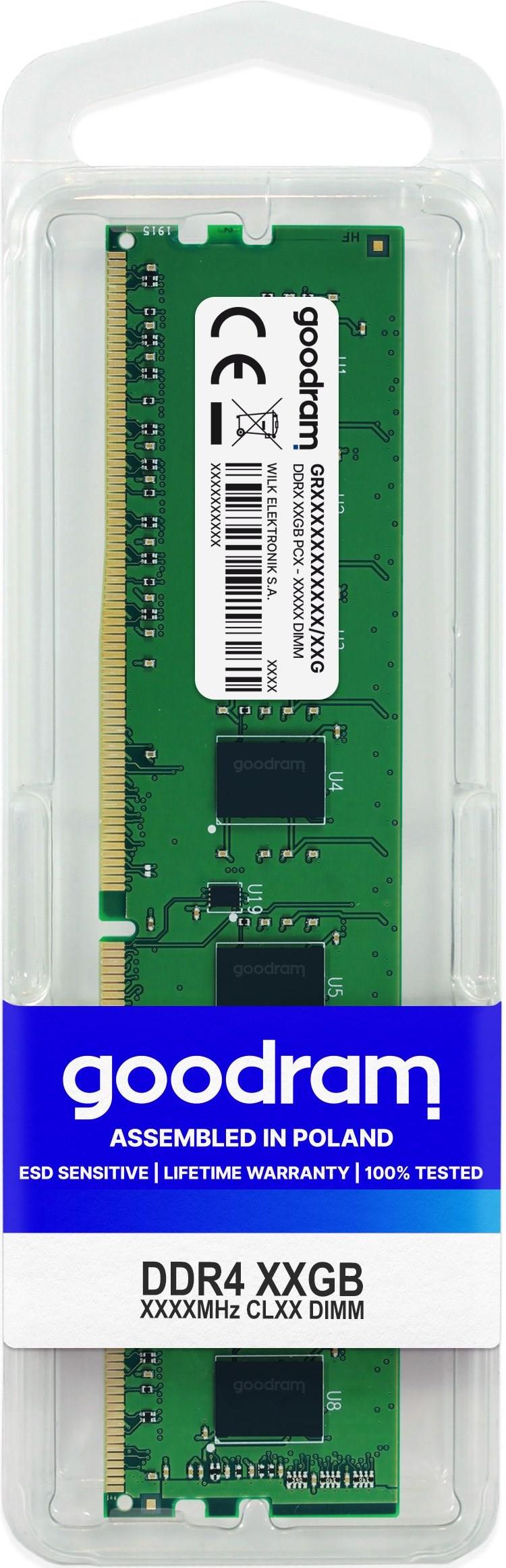 GOODRAM DDR4 16GB 2666MHz CL19 SR DIMM (GR2666D464L19S/16G) - Pamięć RAM - Opinie i ceny na Ceneo.pl