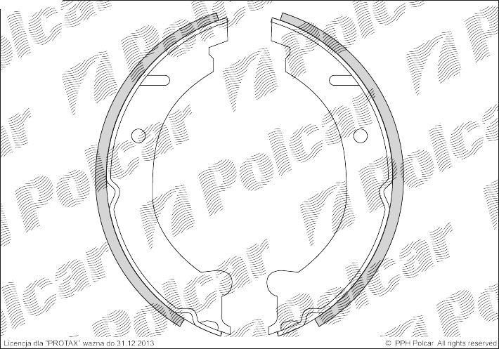 Szczęka hamulcowa DELPHI Szczęki Hamulcowe (Komplet) VOLVO 840/850 SDN ...