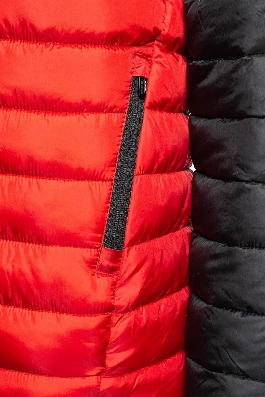 ONLY & SONS ONSSTEVEN QUILTED HOOD JACKET AURA ORANGE 22013232 - Ceny i ...