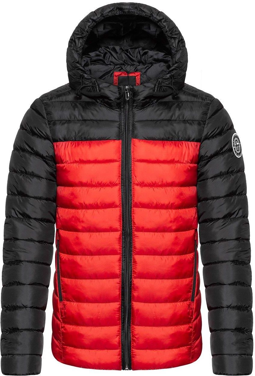 ONLY & SONS ONSSTEVEN QUILTED HOOD JACKET AURA ORANGE 22013232 - Ceny i ...