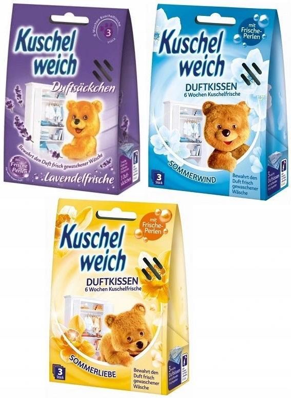 Kuschelweich Zestaw Kuschel Weich Saszetki Zapachowe 3x po 3szt ...