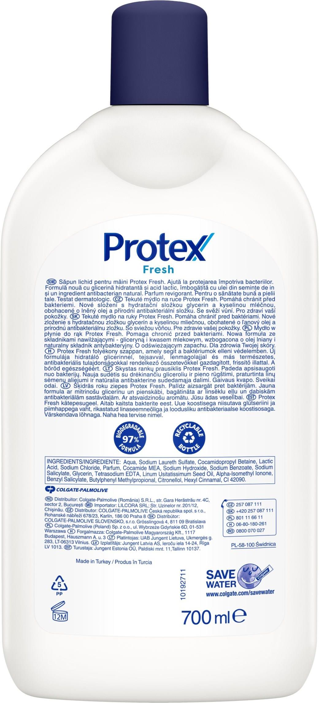 Mydło Protex Fresh Mydło w płynie do rąk 700ml - Opinie i ceny na Ceneo.pl