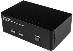 Przełącznik KVM Startech.Com 2-Port DisplayPort Dual-Monitor KVM Switch ...