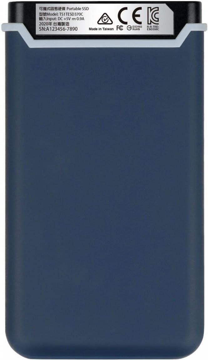 Dysk zewnętrzny Transcend ESD370C 1TB USB-C Niebieski (TS1TESD370C ...