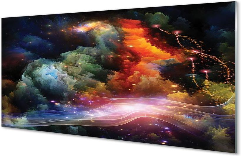 Tulup Obrazy Akrylowe Abstrakcyjne Wzory Fraktali 140X70Cm - Opinie i ...