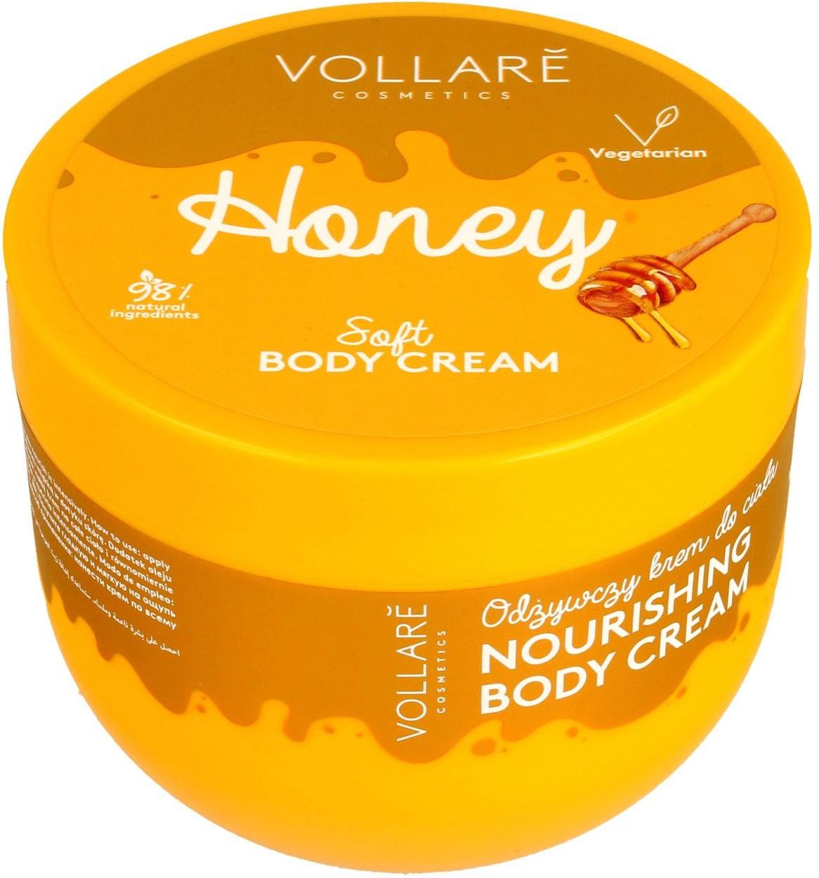 Vollare Soft Body Cream Krem odżywczy do ciała Honey 250ml - Opinie i ...