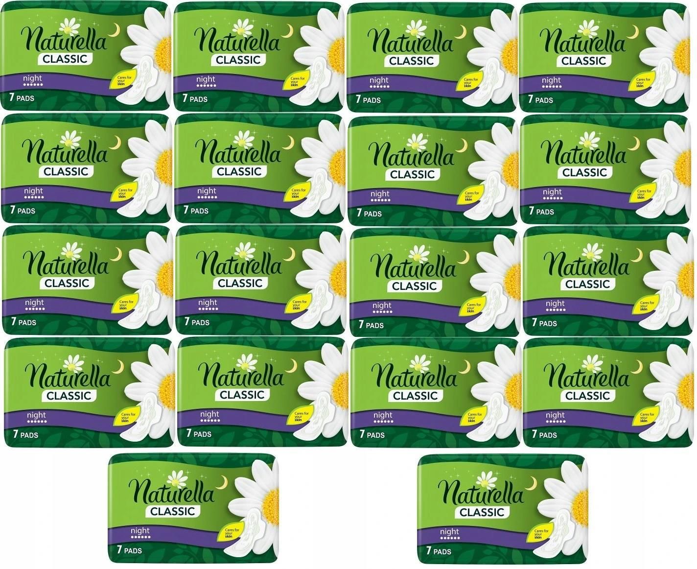 Naturella Podpaski Classic 7 Night Ze Skrzyd 18 Op - Opinie i ceny na ...