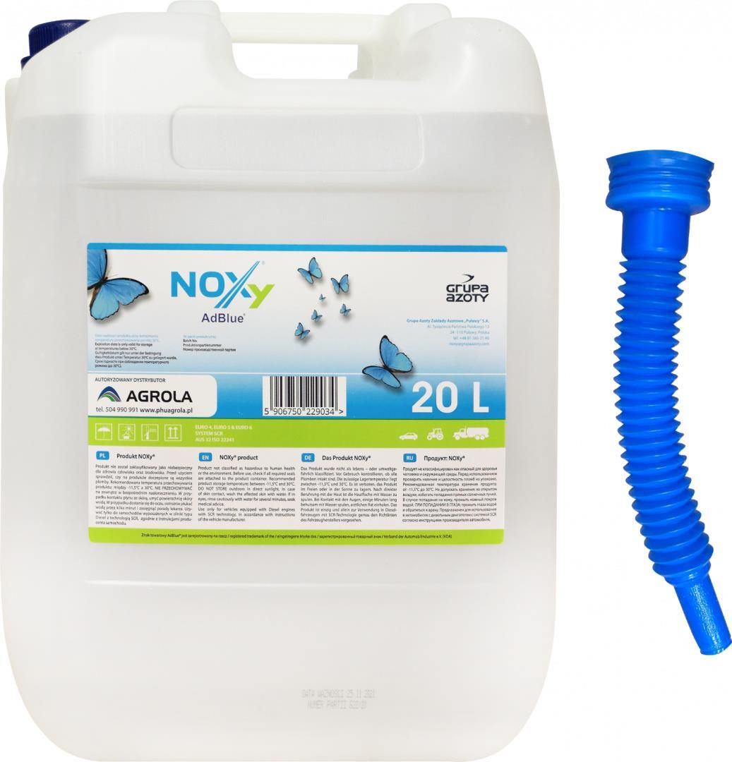 Noxy Ad Blue Adblue Z lejkiem DPF 20L O4NOXY20 - Opinie i ceny na Ceneo.pl