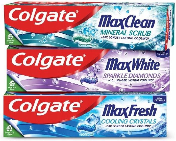 Colgate Max Pasta do zębów Zestaw 3x100ml - Opinie i ceny na Ceneo.pl