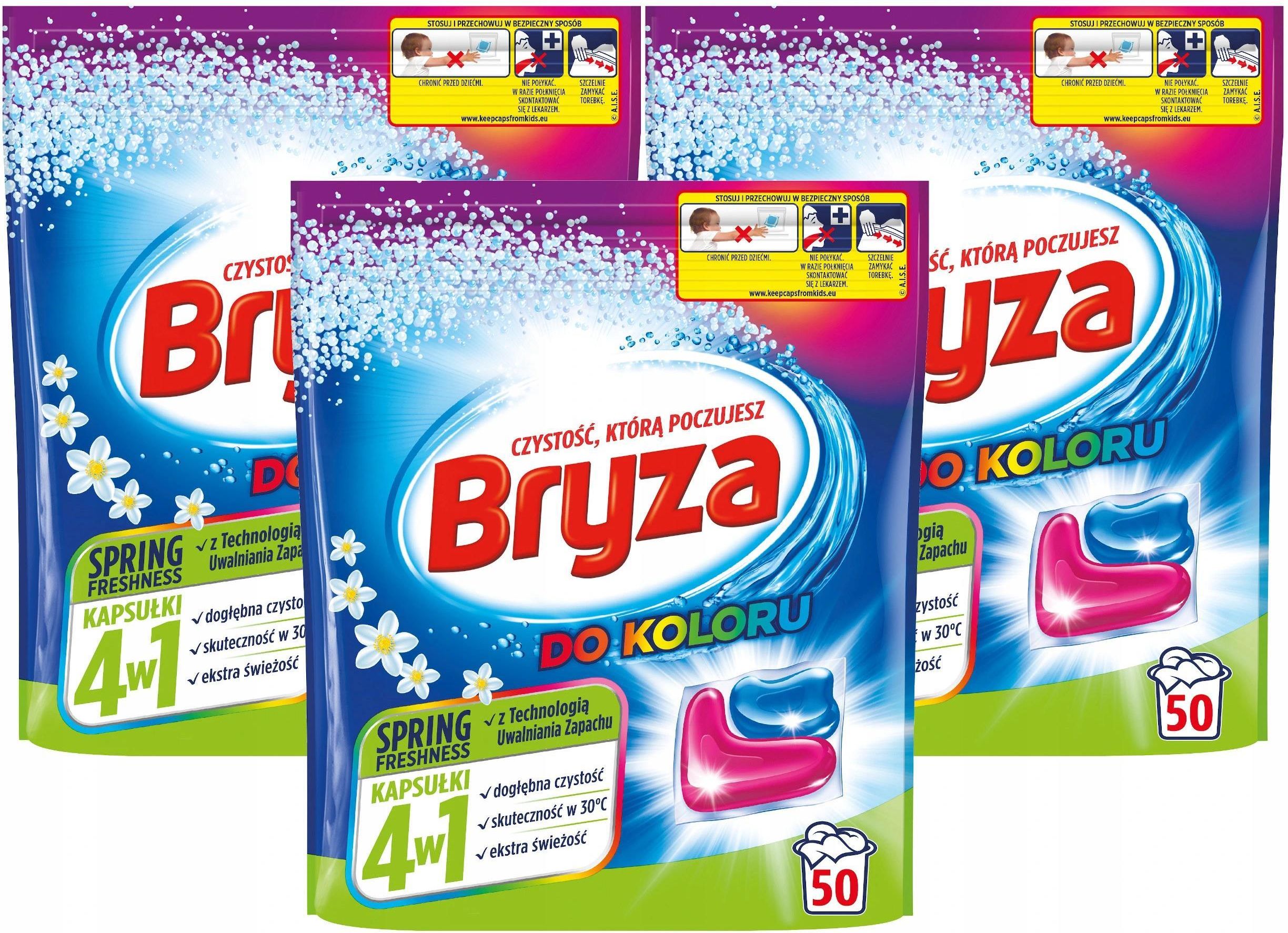 Bryza 4w1 Spring Kapsułki do prania Kolor 150szt - Opinie i atrakcyjne ...