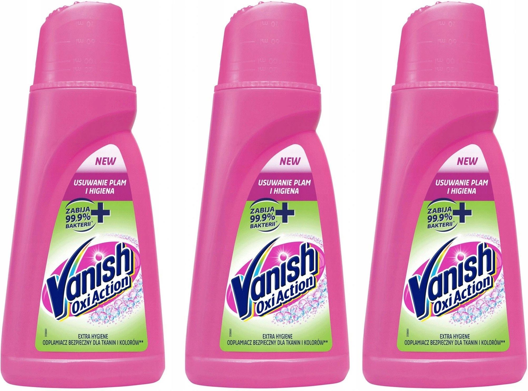 Vanish Hygiene Dezynfekuje Odplamiacz Płyn 1,4L X3 - Opinie i ...