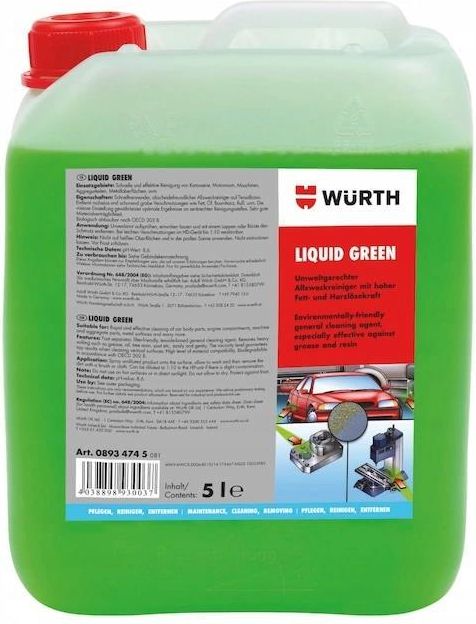 Würth Uniwersalny środek czyszcz. Liquid Green 5L - Opinie i atrakcyjne ceny na Ceneo.pl