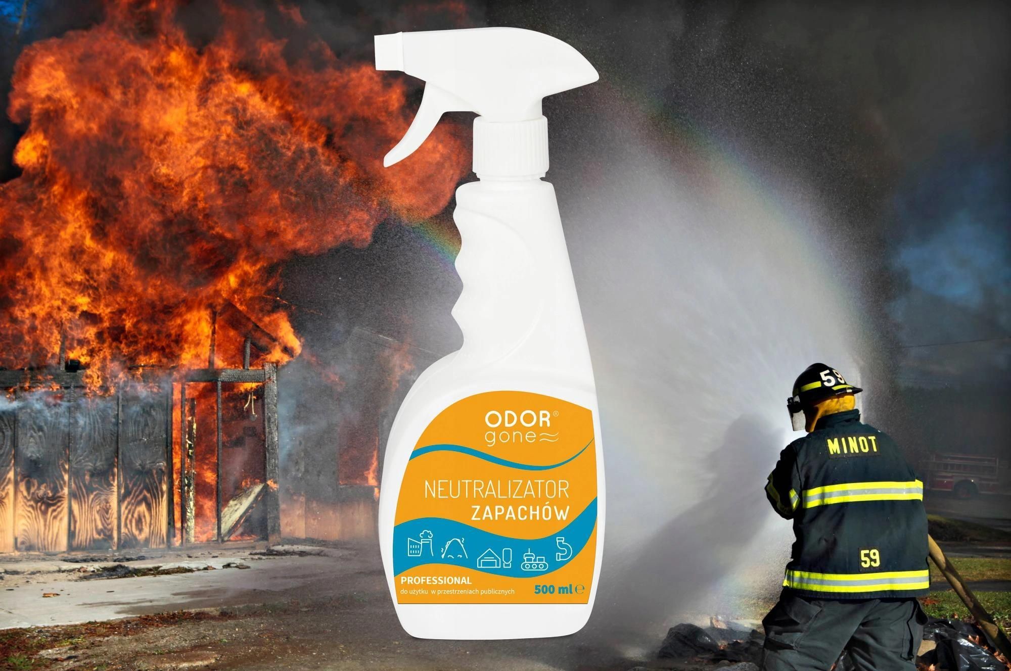 Odor Gone Fire Neutralizator Zapachów Dymu 5 L - Ceny i opinie - Ceneo.pl