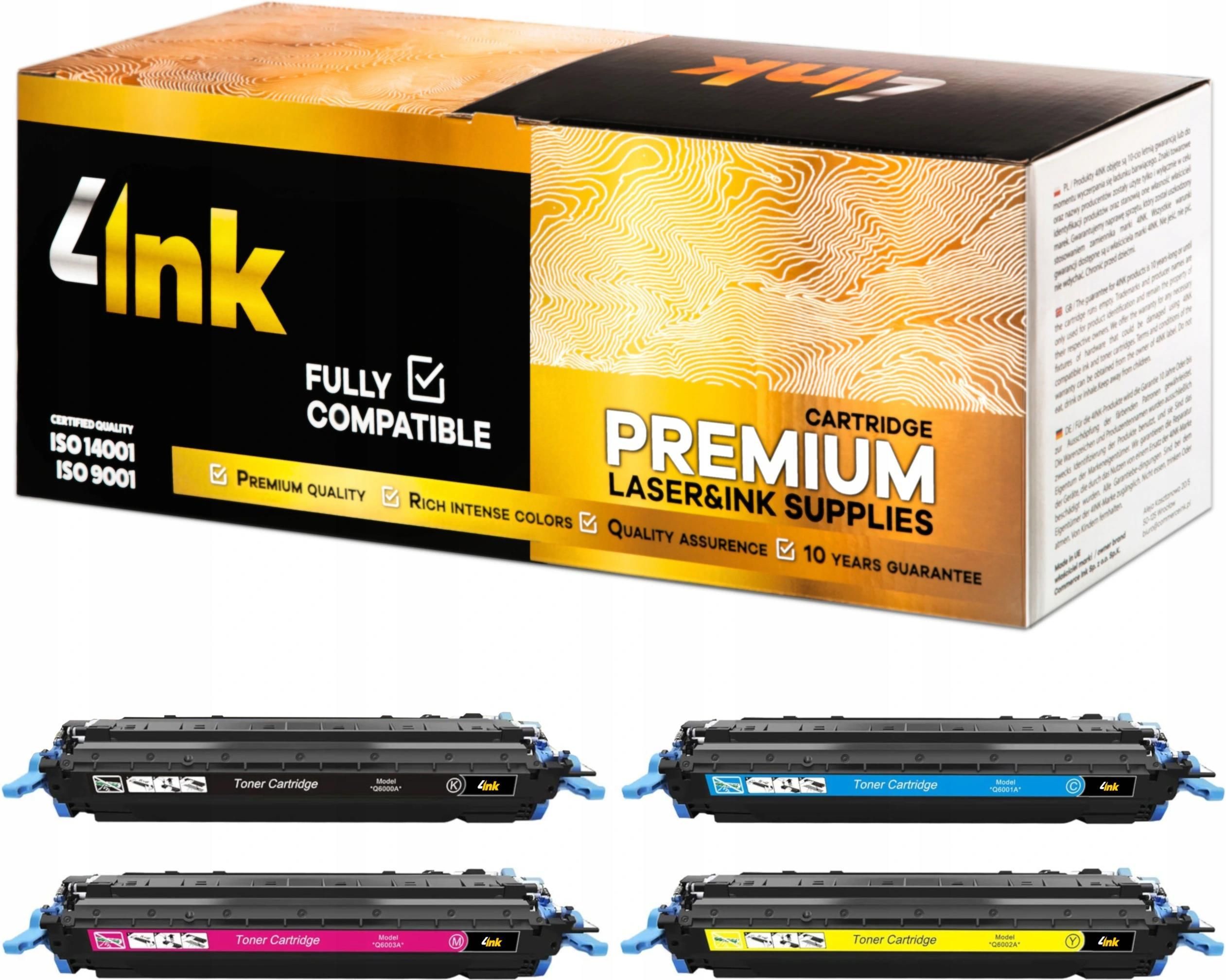 4INK 4X TONER DO HP 1600 2600 2605 CM1015 CM1017 CMYK - Opinie i ceny ...