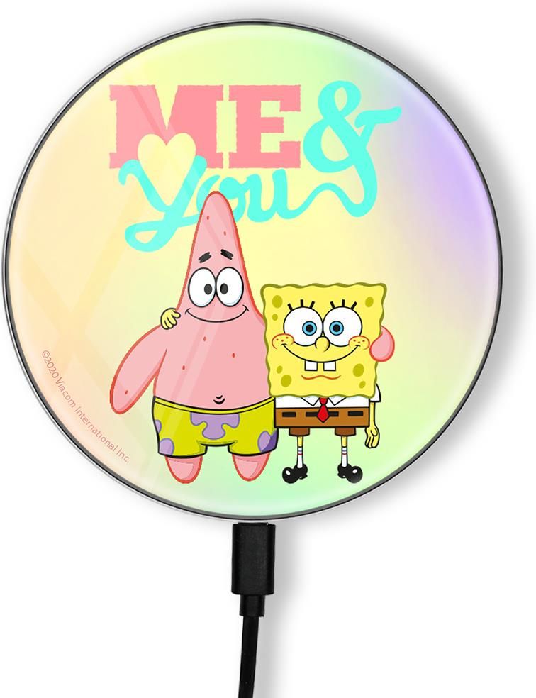 Ładowarka do telefonu Spongebob Qi 004 Wielobarwny (NCHWSBOB004 ...