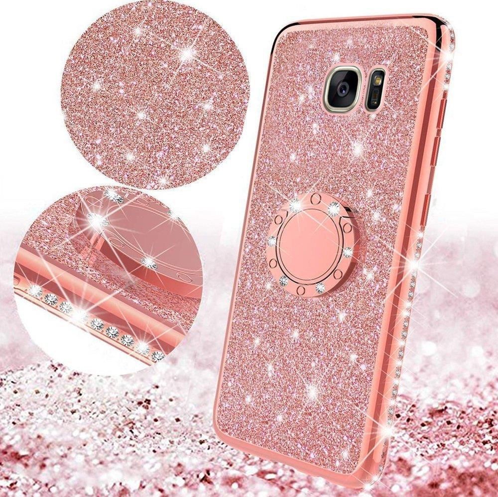 Erbord Etui Bling do Samsung Galaxy S7 Edge Rose Gold - Etui na telefon ...