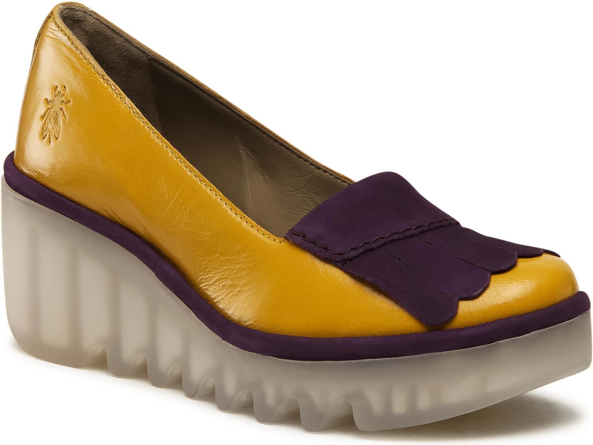 Fly London Półbuty - Bissfly P501304003 Yellow/Purple - Ceny i opinie ...