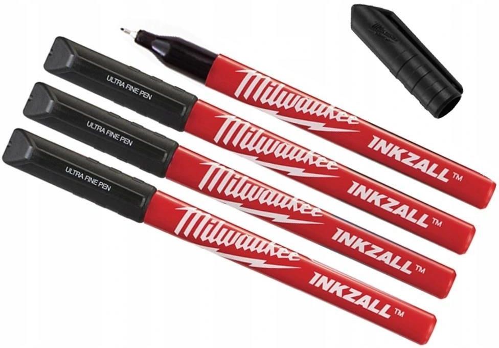 Milwaukee Marker Flamaster Cienkopis Czarny 4szt. - Ceny i opinie ...