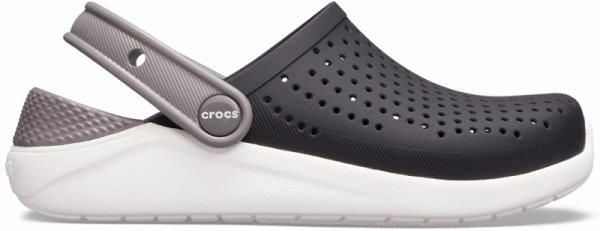 Crocs dla dzieci LiteRide Clog Kids czarno-białe 205964 066 - Ceny i ...