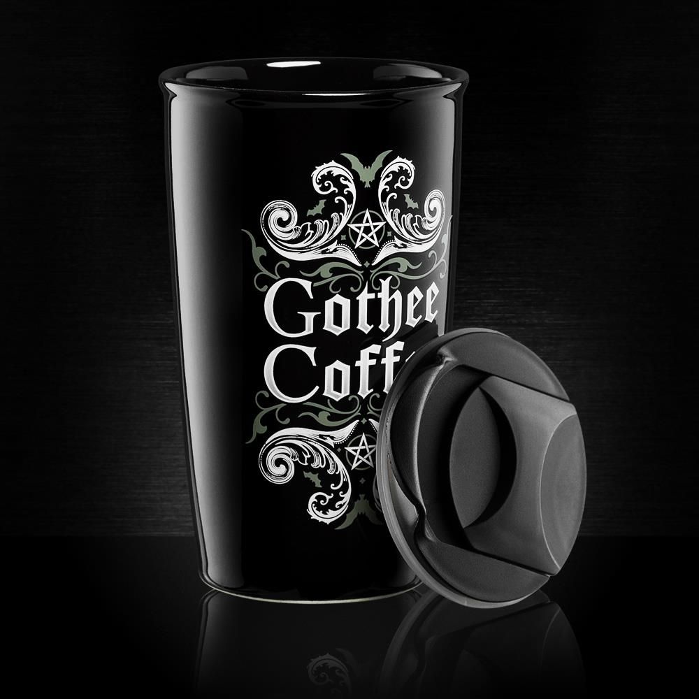 Alchemy Gothic Kubek Podróżny Gothee Coffee - Gadżety dla domu - Ceny i ...